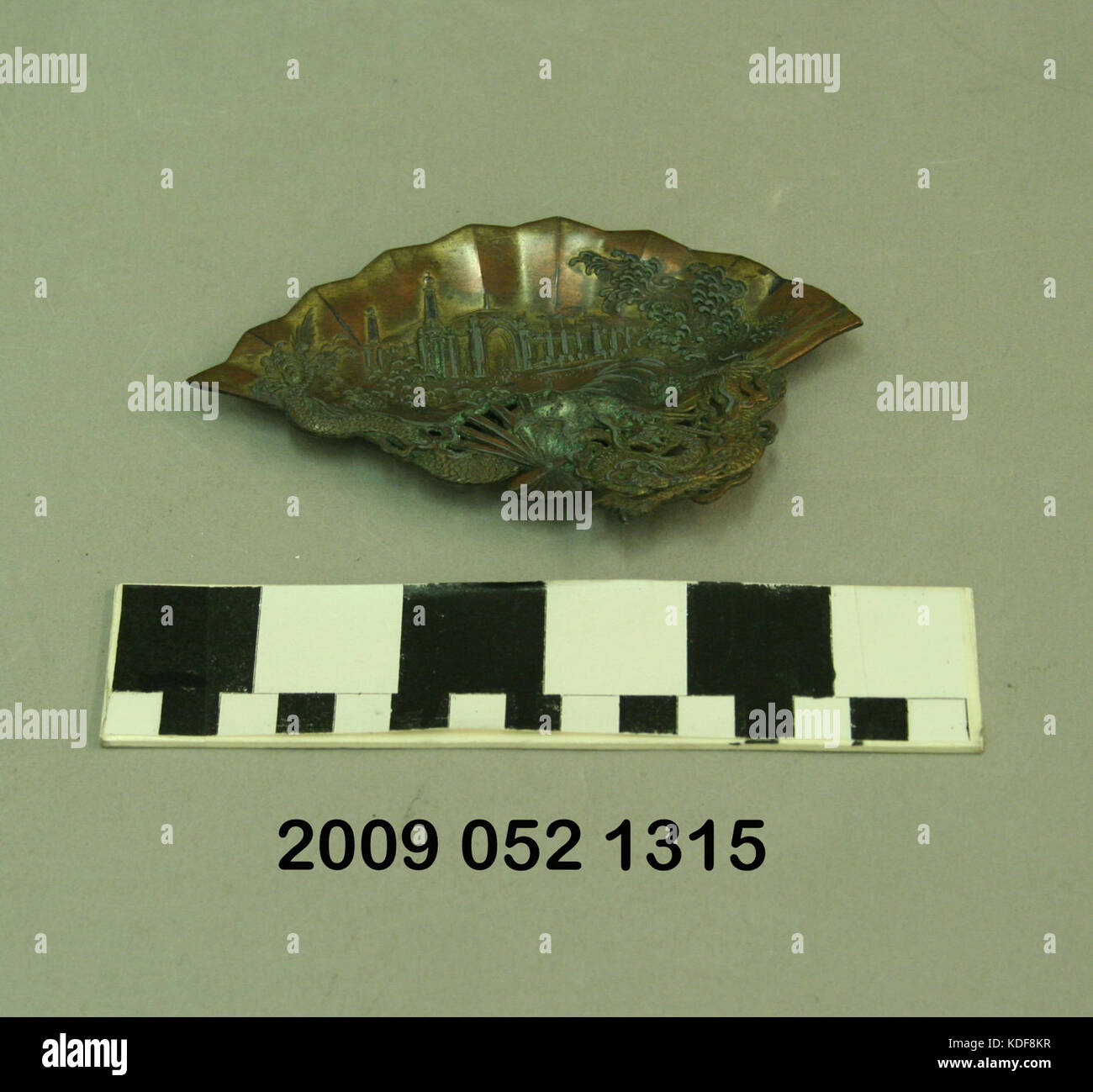 Small Triangular Metal Pin Tray with Raised Image of the Palace of ...