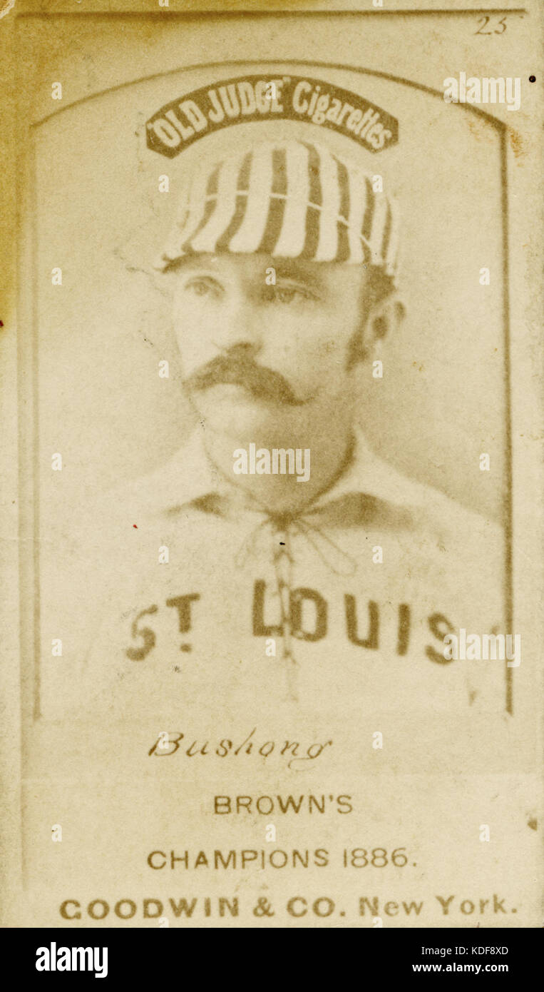 Old Judge Goodwin and Company baseball card for St. Louis Brown's ...