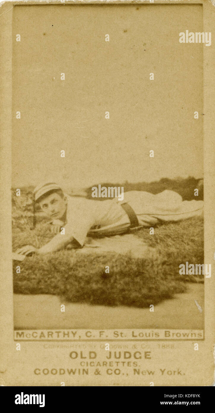 Old Judge Goodwin and Company baseball card for St. Louis Brown's ...