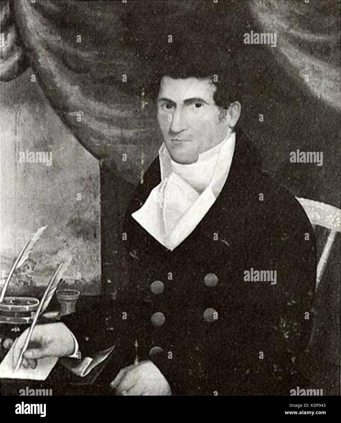 Man quill writing hi-res stock photography and images - Alamy