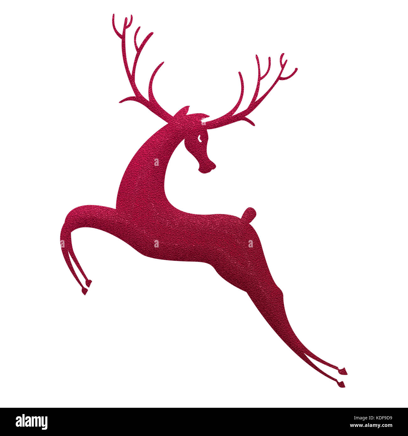 Reinder with a white background Stock Photo - Alamy