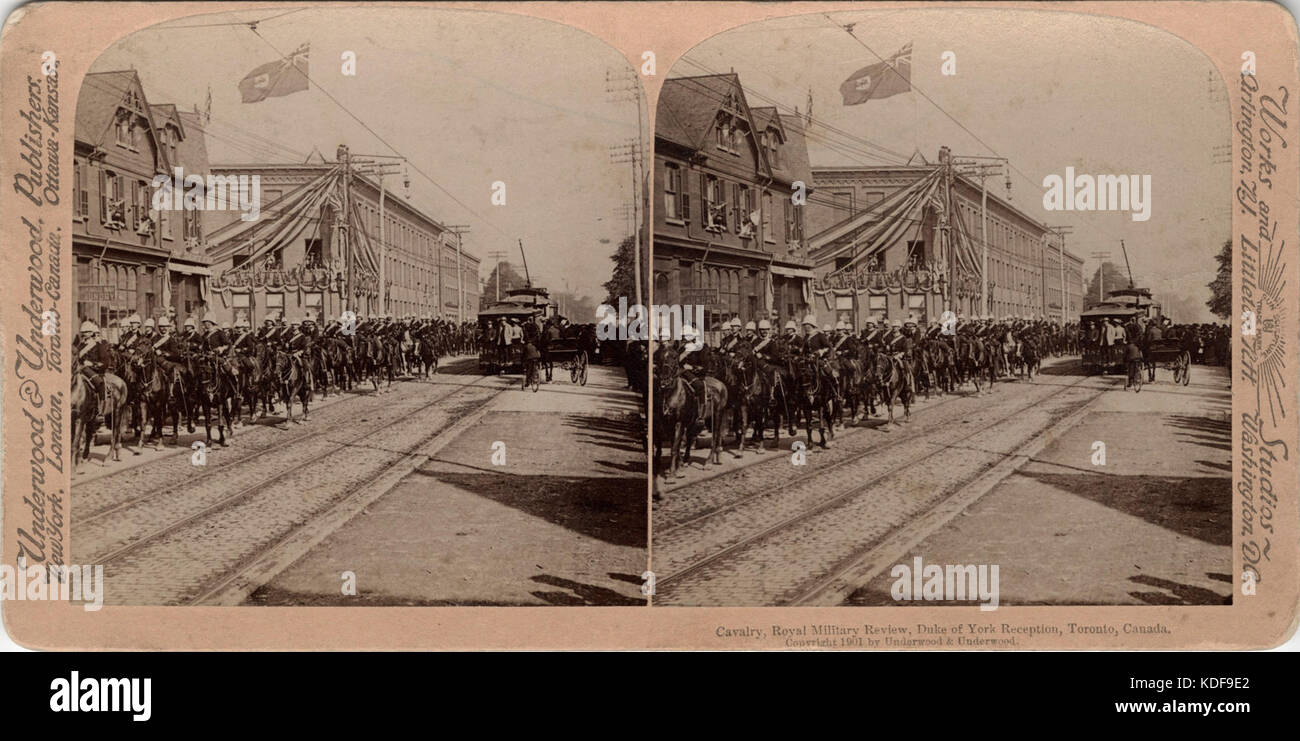 Royal Military Review Reception Duke of York 1901 Stock Photo - Alamy