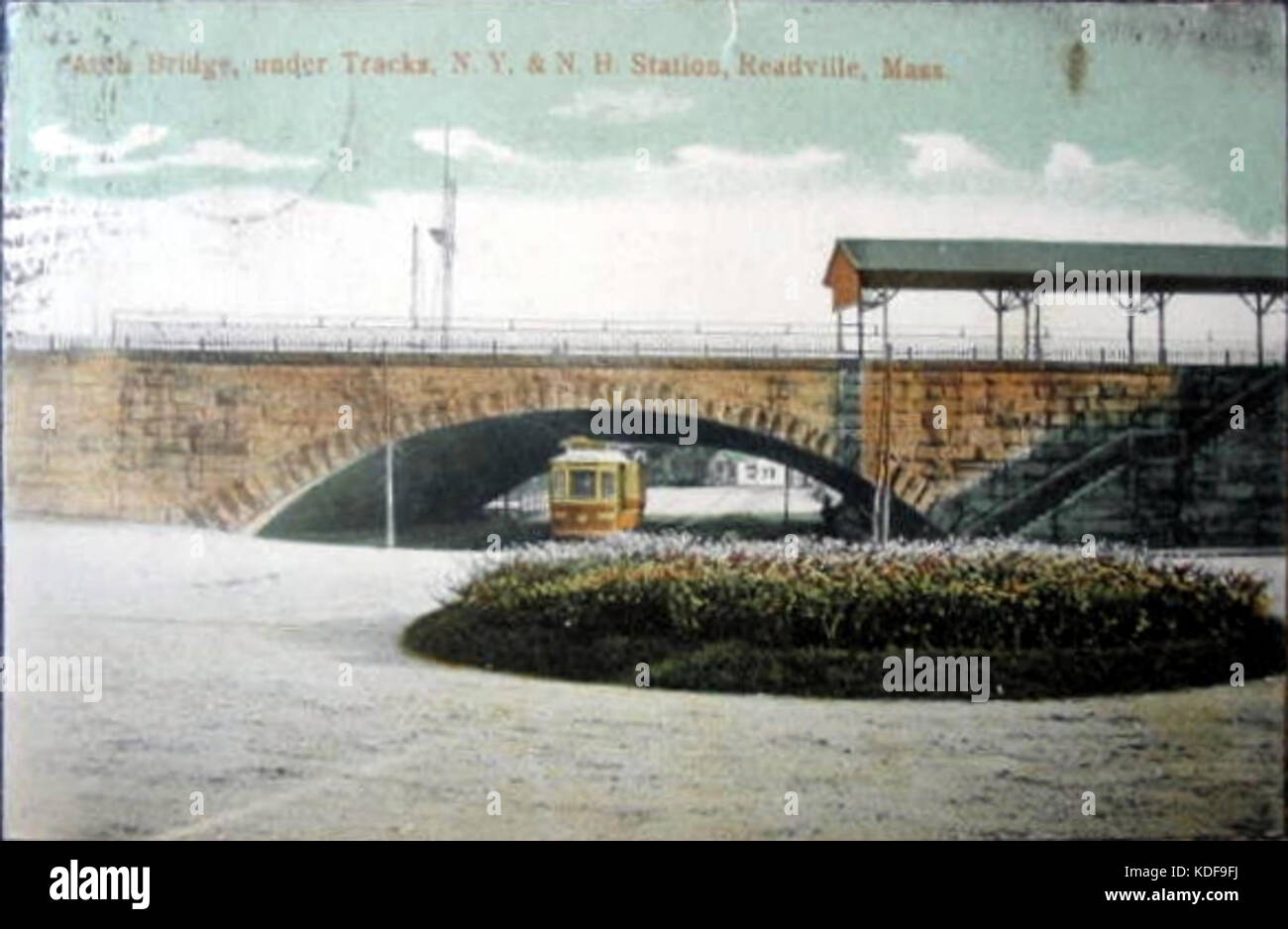 Readville 1907 postcard Stock Photo - Alamy