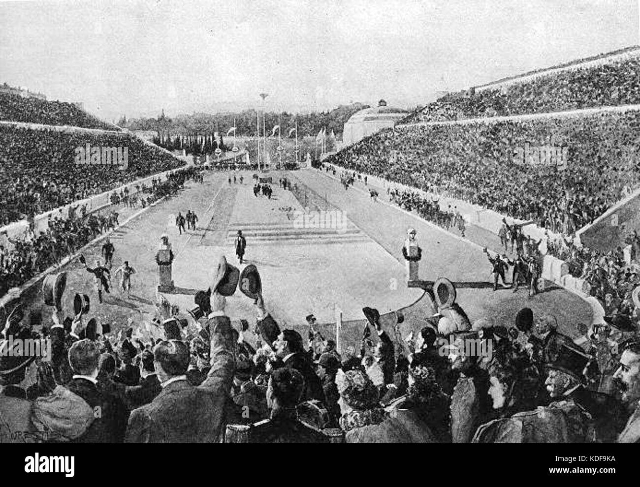 Olympics 1896 Black and White Stock Photos & Images - Alamy