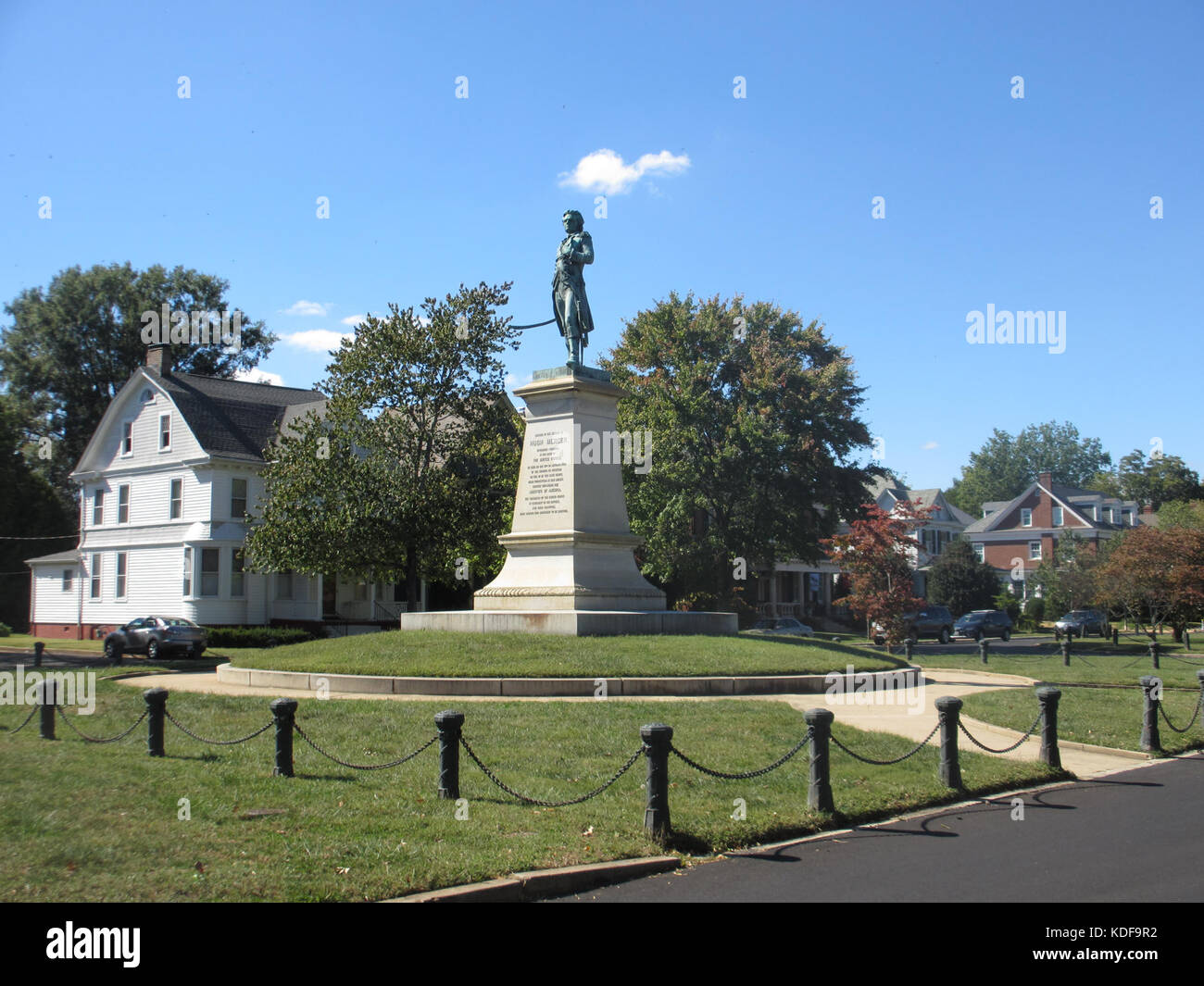 Hugh Mercer Statue With Houses in Background 1300 Block Washington ...