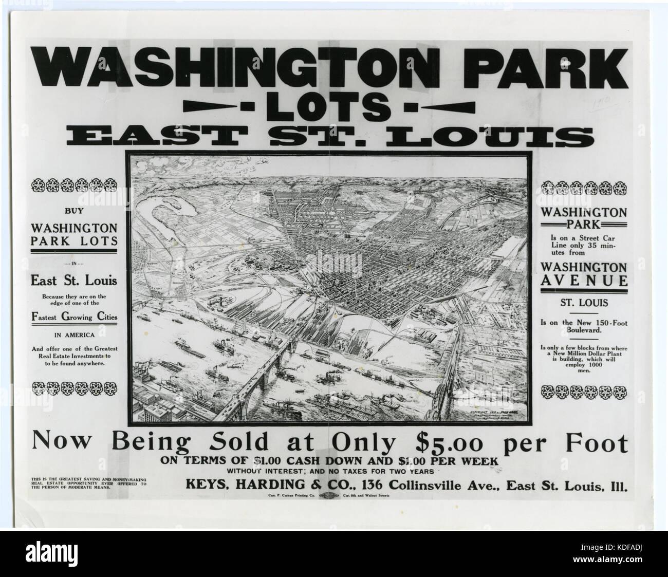 St louis park map hi-res stock photography and images - Alamy
