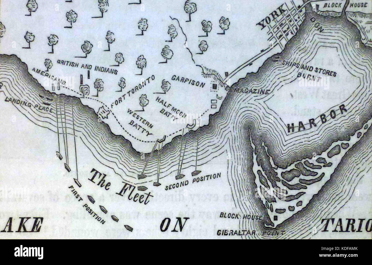 Battle of york 1812 toronto hi-res stock photography and images - Alamy