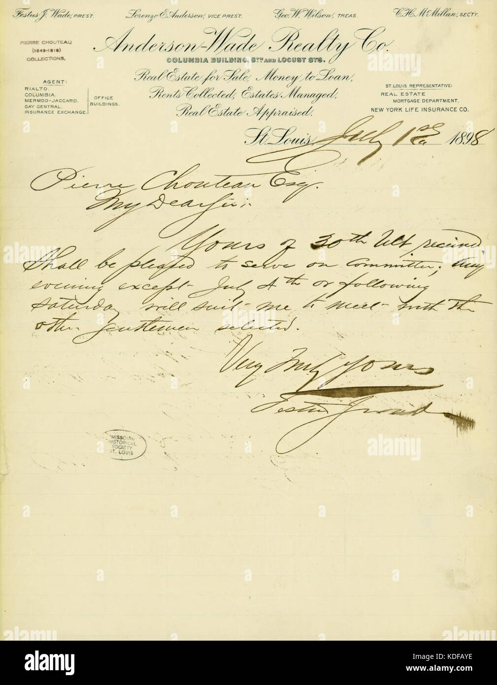 Anderson wade hi-res stock photography and images - Alamy