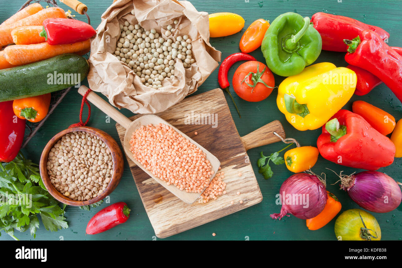 Vegan legumes hi-res stock photography and images - Alamy