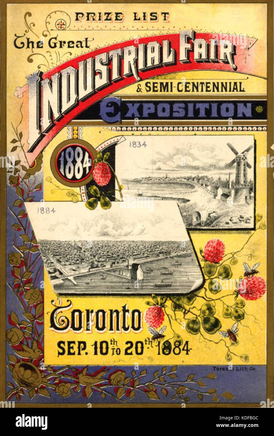 The 1884 Industrial Fair was an exhibition showcasing industrial ...