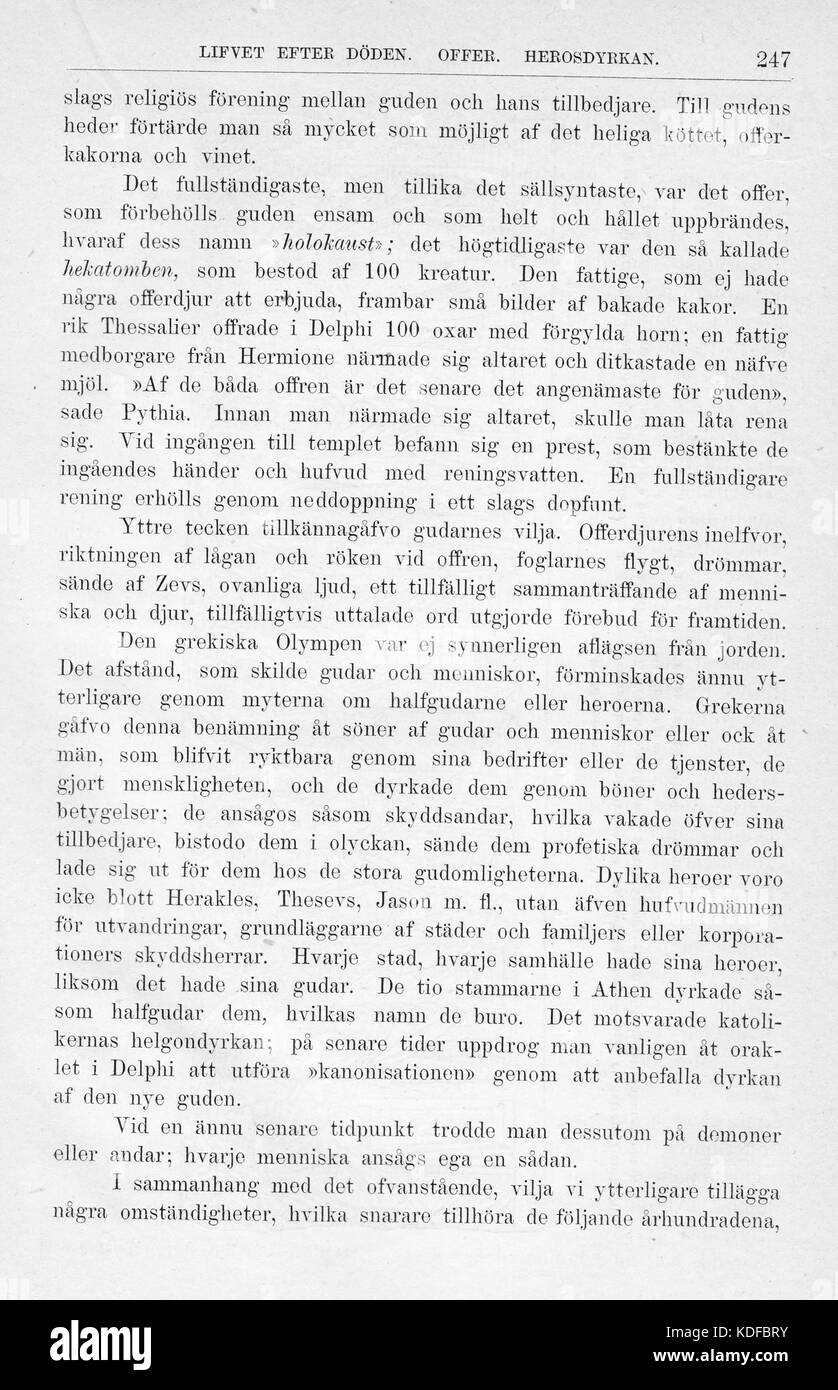 Illustrerad Verldshistoria band I 247 Stock Photo - Alamy