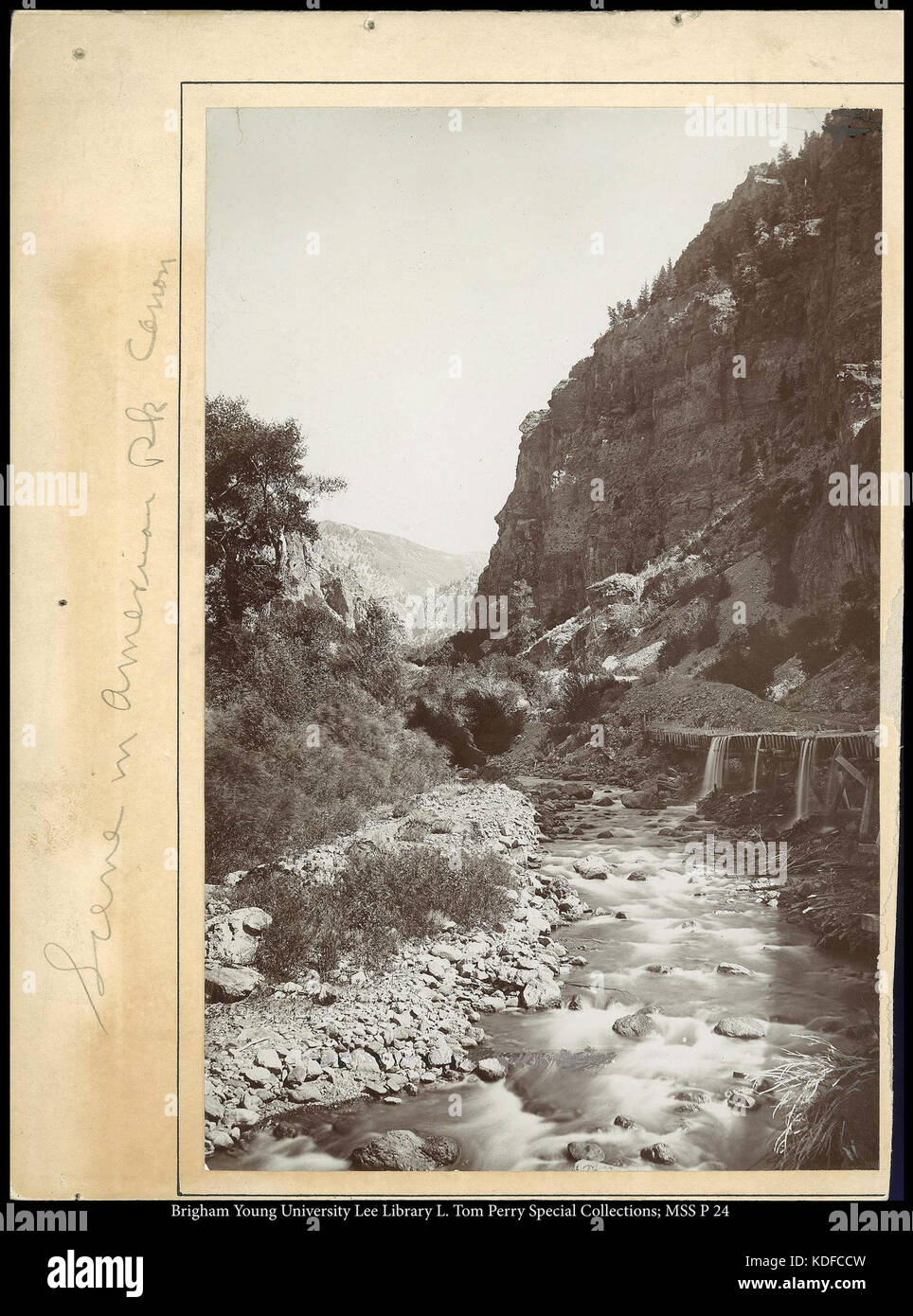 Scene in American Fork Canyon Stock Photo - Alamy