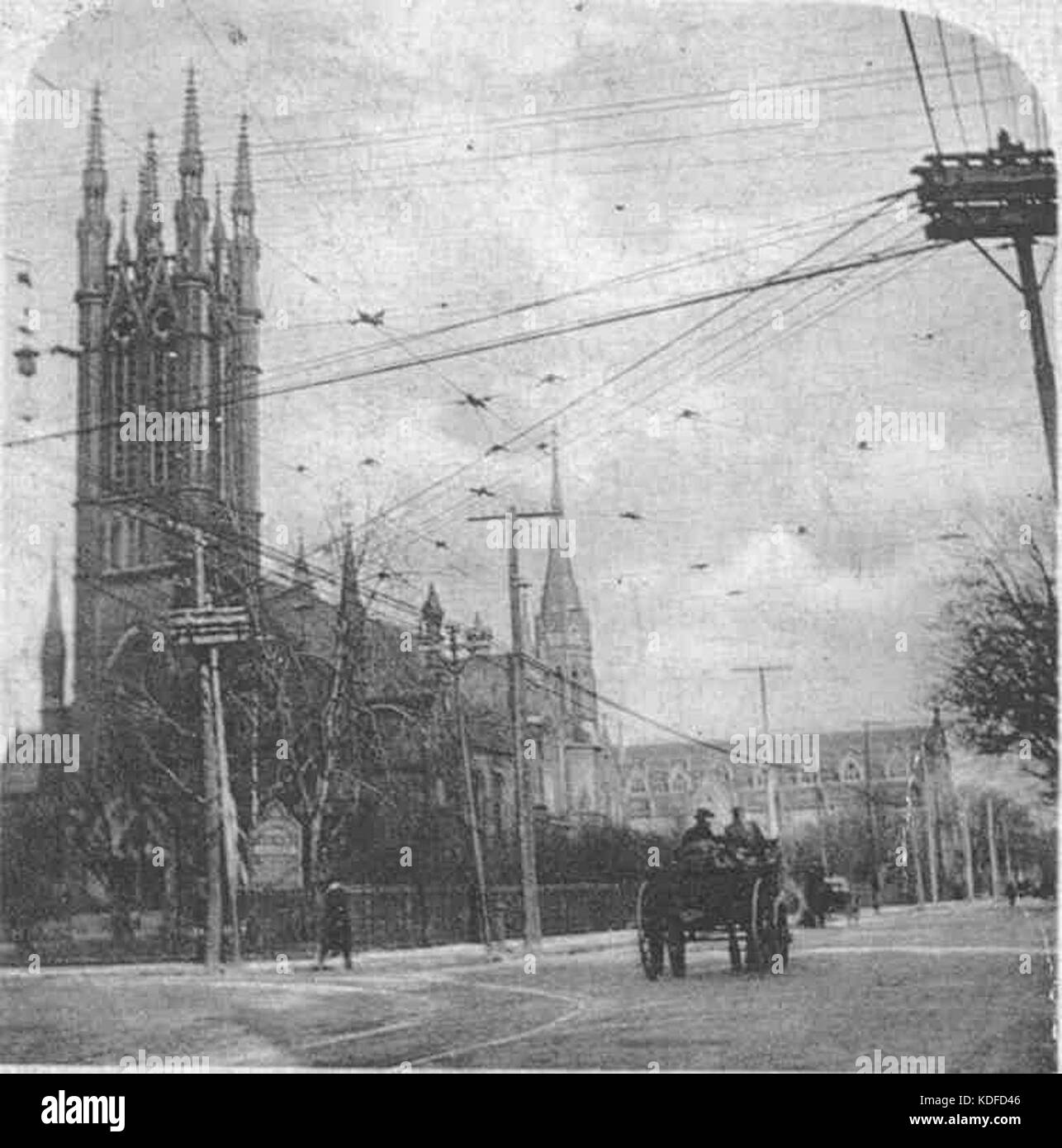 Metropolitan Methodist Church and St Michael's Cathedral Stock Photo ...