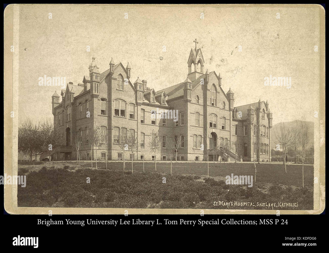 St. Mary's Hospital. Salt Lake, Catholic Stock Photo - Alamy