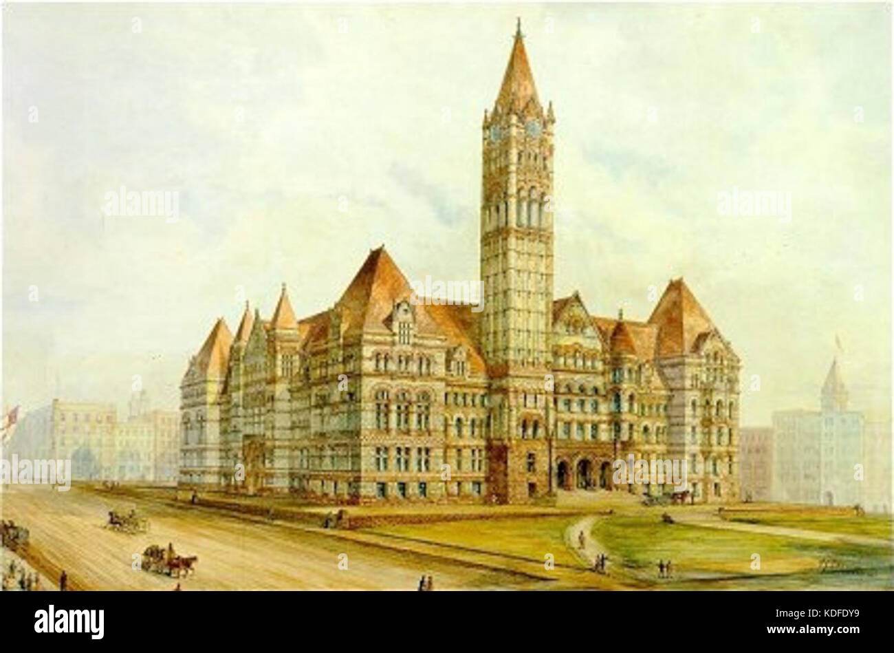 Old City Hall Stock Photo - Alamy
