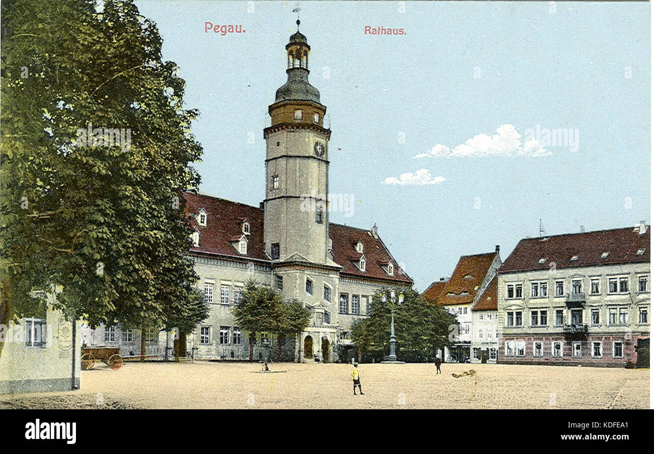 Pegau Rathaus Stock Photo - Alamy