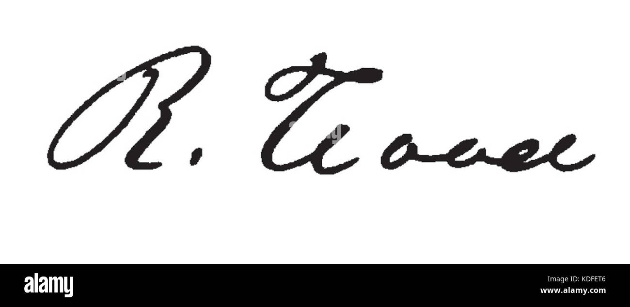 Reuben Wood signature Stock Photo - Alamy