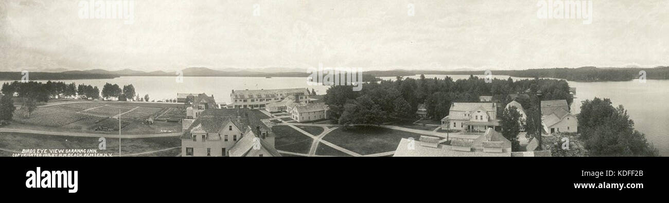 Saranac Inn Upper Saranac Lake Stock Photo - Alamy