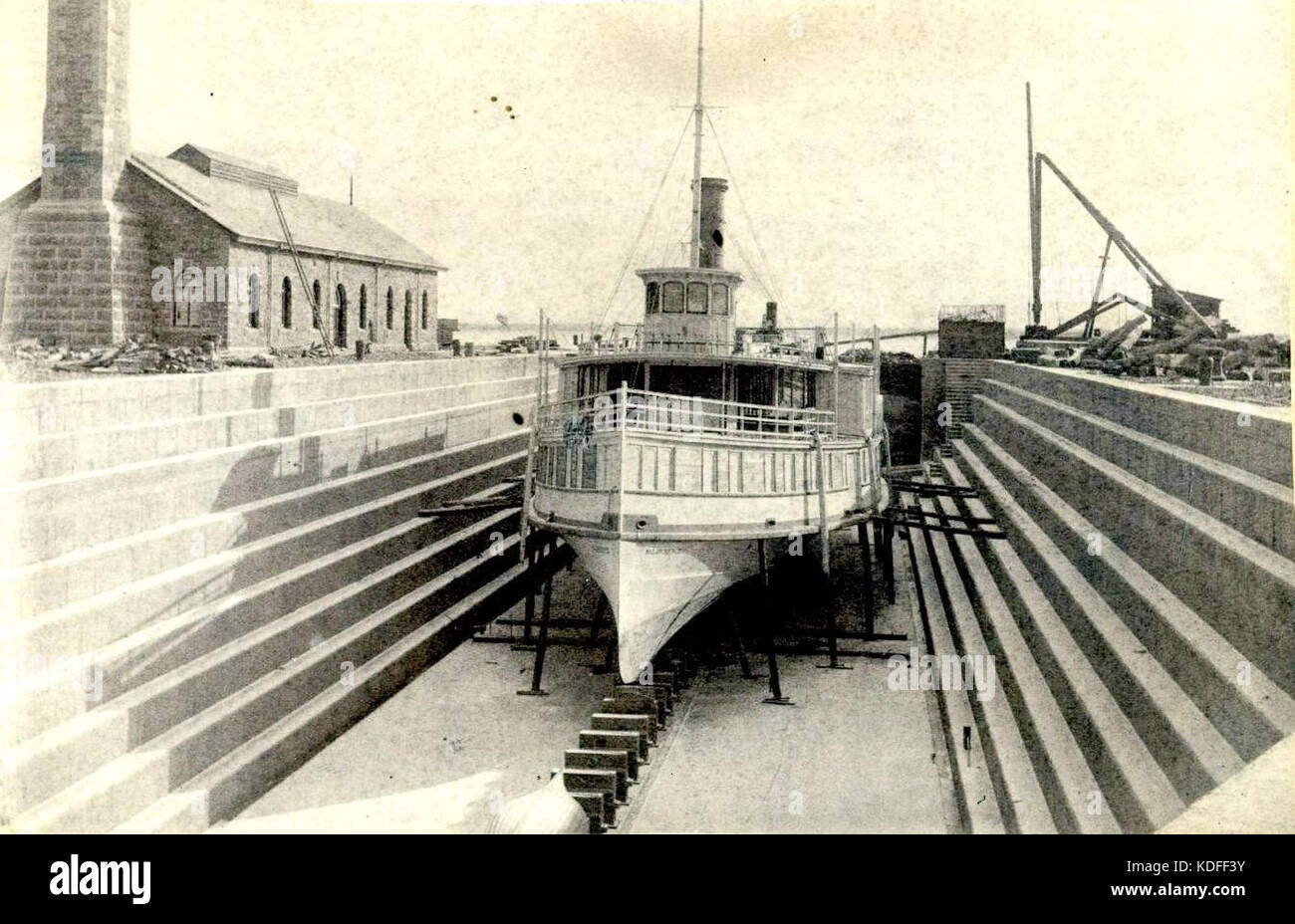 Ship building in 1890s Stock Photo - Alamy