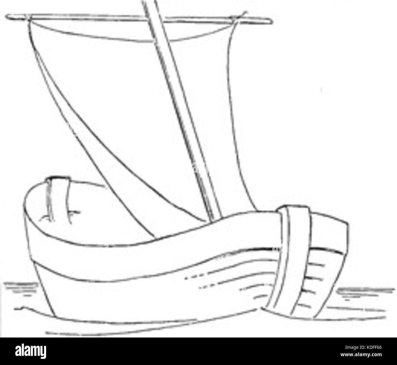 Sailboat sailing Cut Out Stock Images & Pictures - Alamy