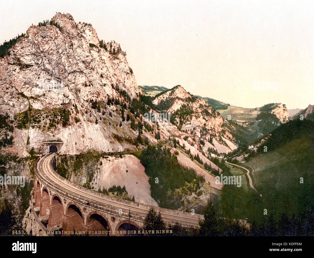 Semmeringbahn um 1900 Stock Photo - Alamy