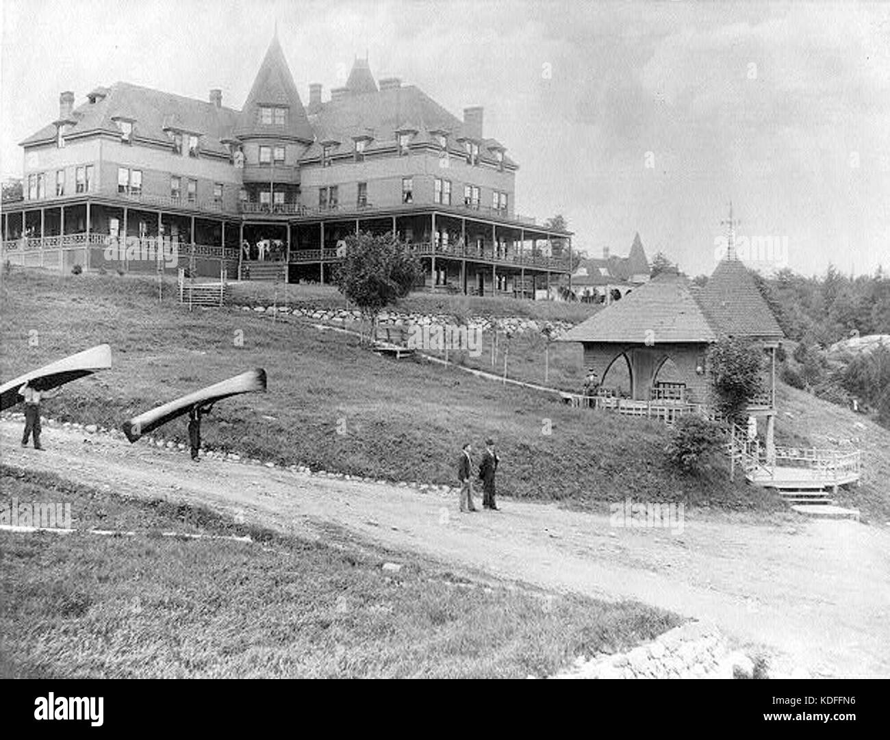 The Hotel Wawbeek in Stoddard, established in 1890, was a prominent ...