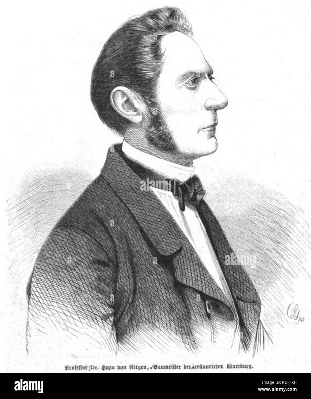 Hugo von Ritgen 1868 (IZ 51 Stock Photo - Alamy