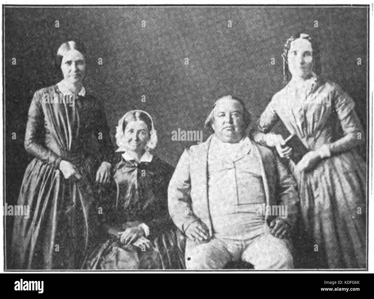 John Brough and family Stock Photo - Alamy