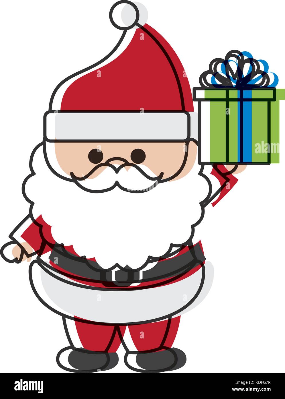 santa claus design Stock Vector Image & Art - Alamy