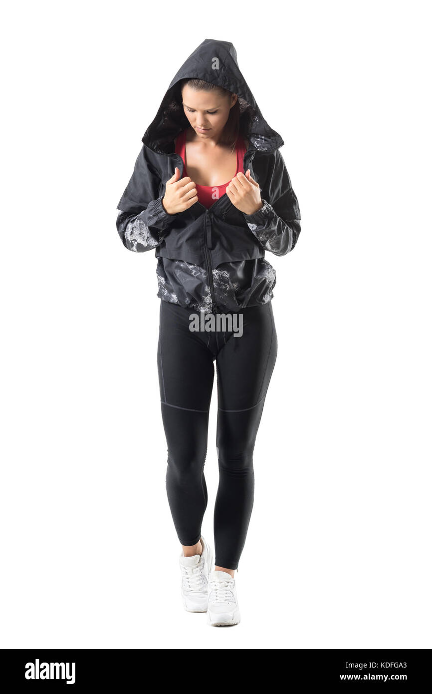 Female jogger in active Cut Out Stock Images & Pictures - Alamy