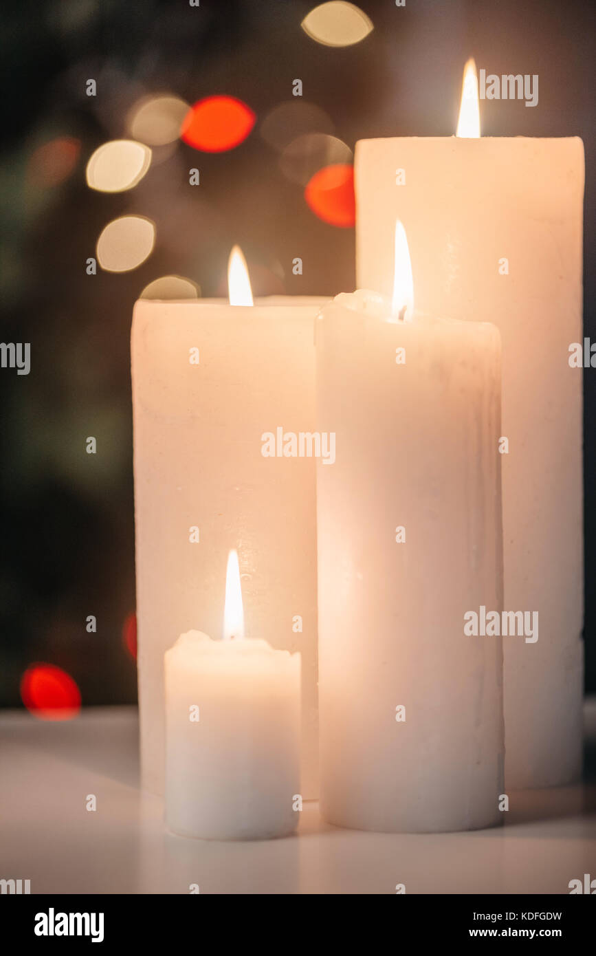 Festive, candles, close up hi-res stock photography and images - Alamy