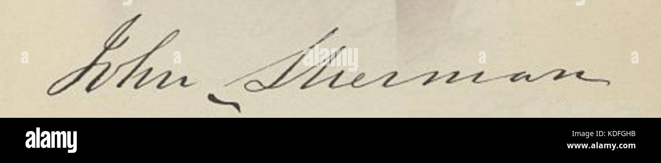 John sherman vintage hi-res stock photography and images - Alamy