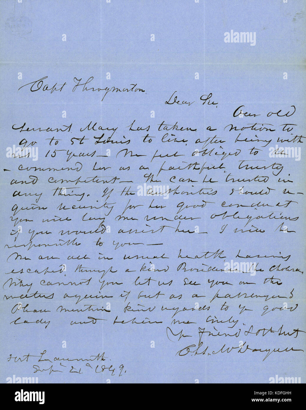 Letter of commendation hi-res stock photography and images - Alamy