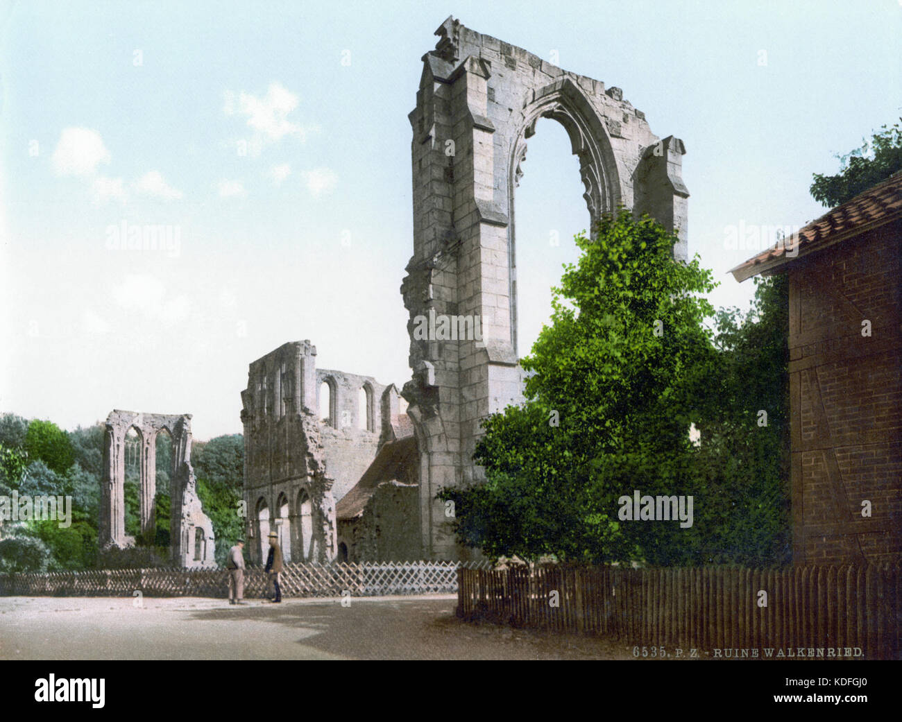 Kloster Walkenried 1900 Stock Photo - Alamy