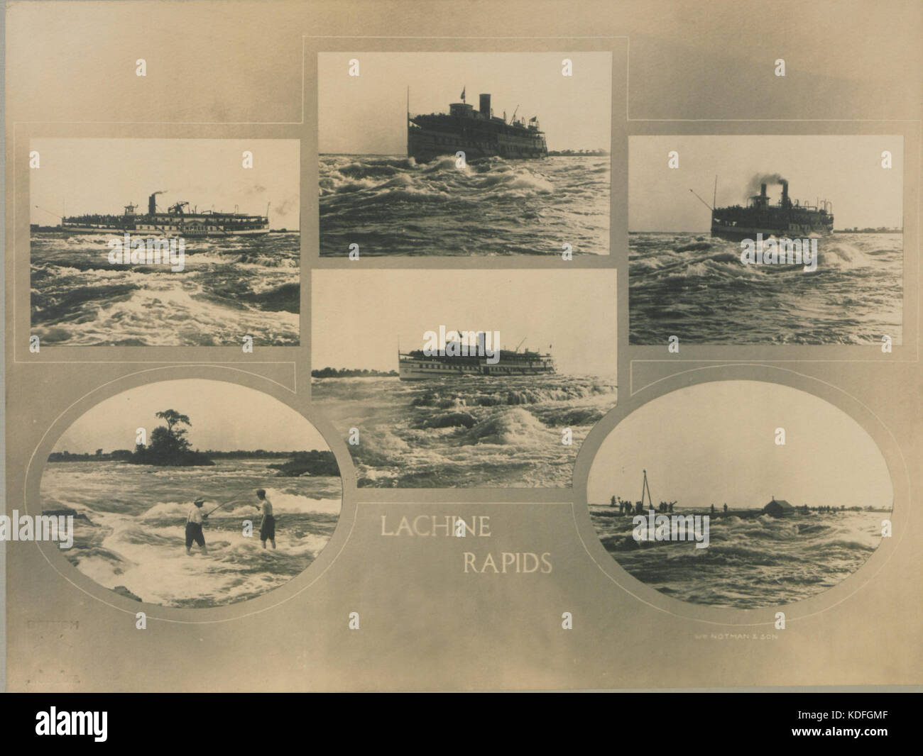 Lachine rapids (HS85 10 18623 Stock Photo - Alamy