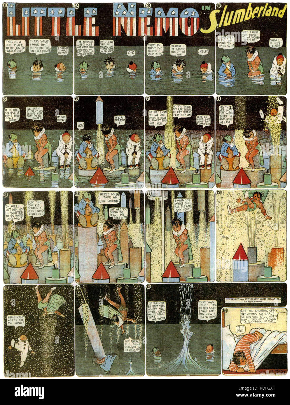 Little Nemo 1909 07 04 Stock Photo - Alamy