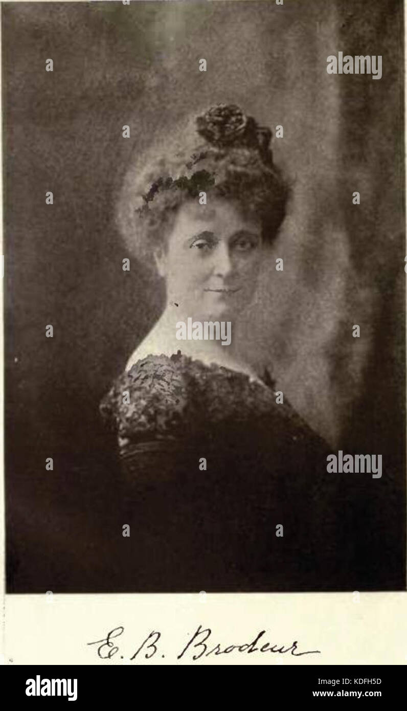 Madame Emma Brodeur Stock Photo - Alamy