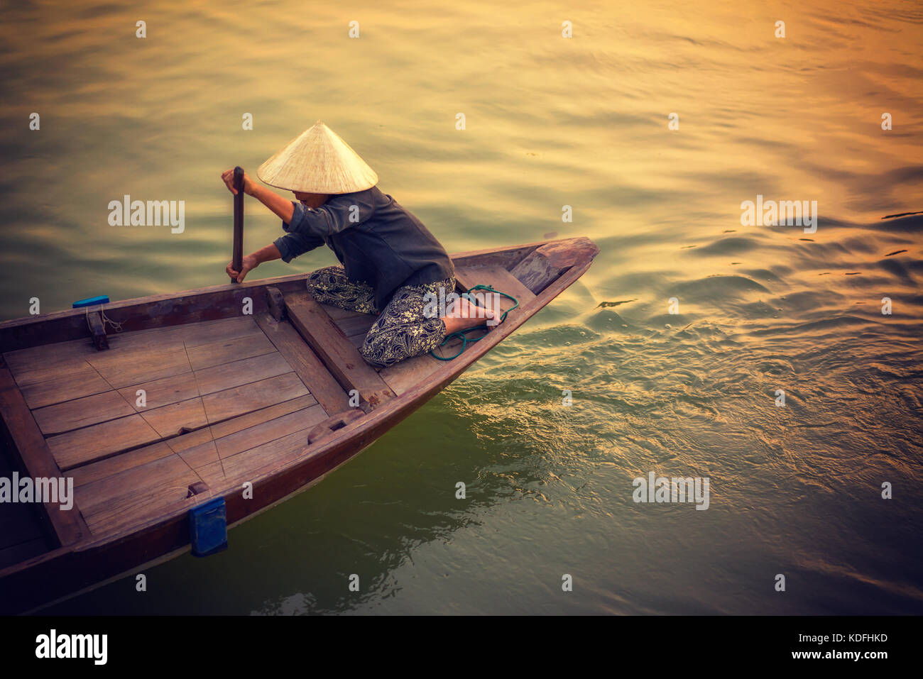 Woman rowing canal in hi-res stock photography and images - Alamy