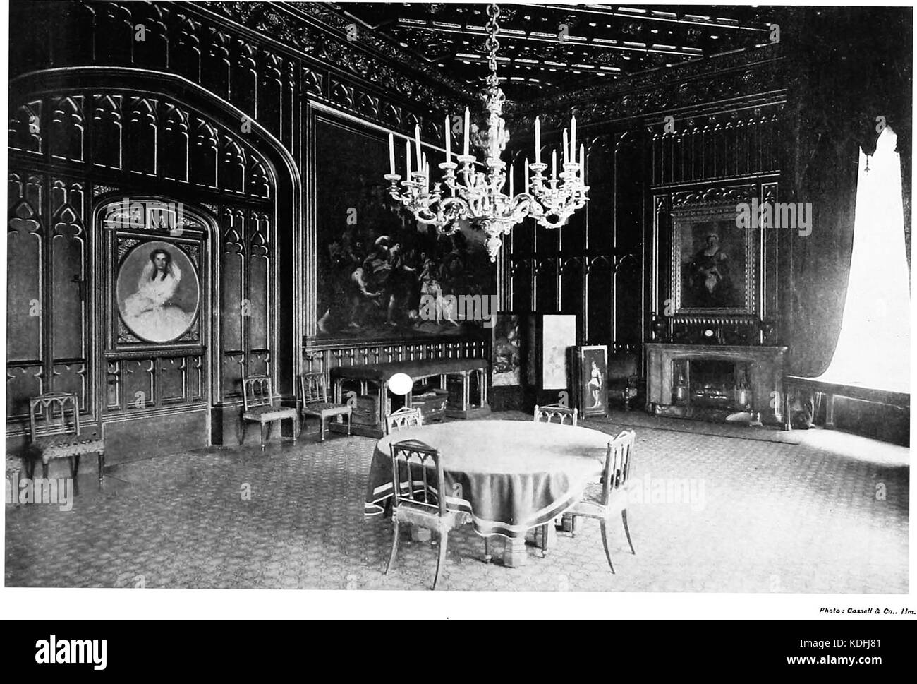 Oak room QE1 131 Stock Photo - Alamy