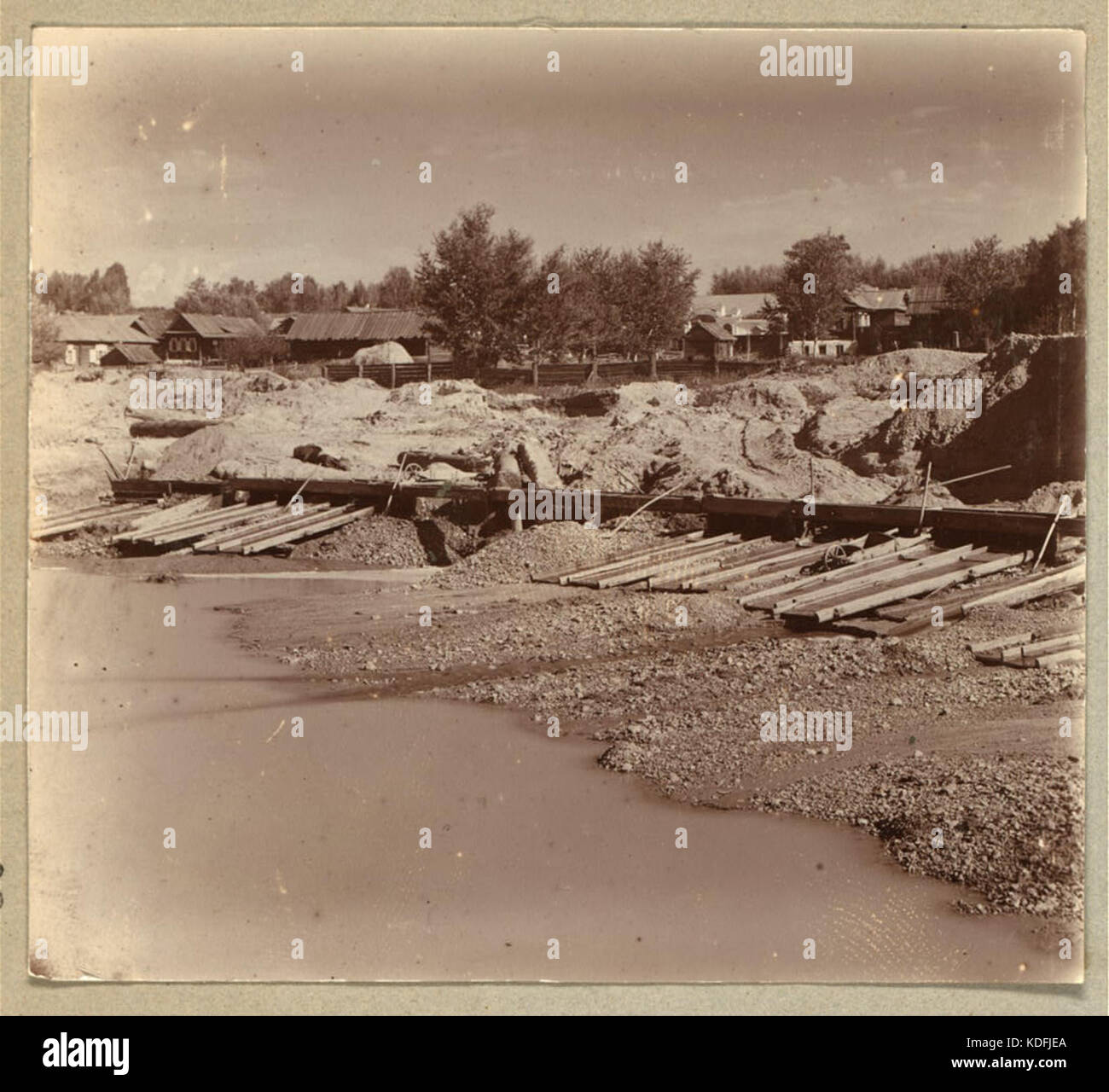 PG Gold mining works on the Berezovka River Stock Photo - Alamy