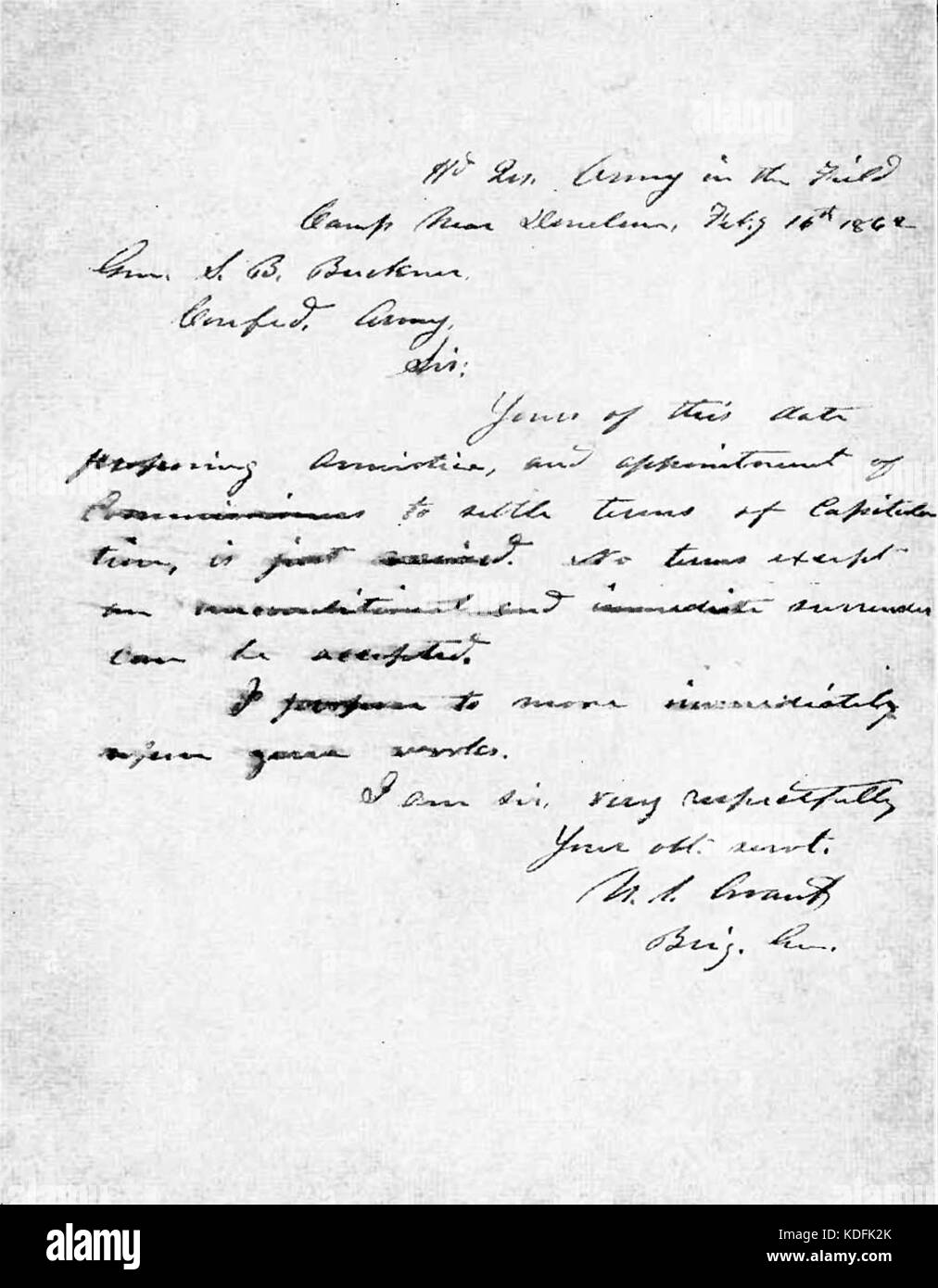 Presidents letter Black and White Stock Photos & Images - Alamy