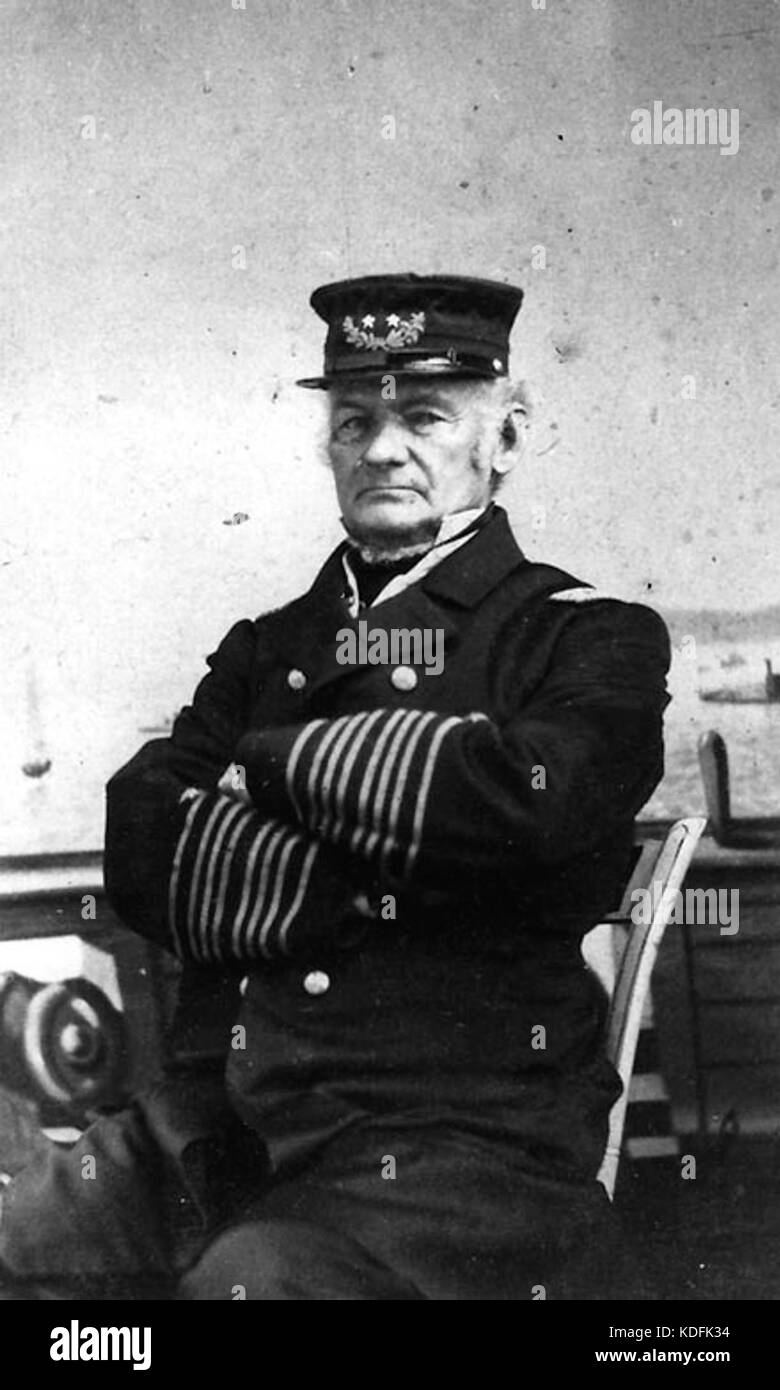 RAdm Hiram Paulding c1864 Stock Photo - Alamy
