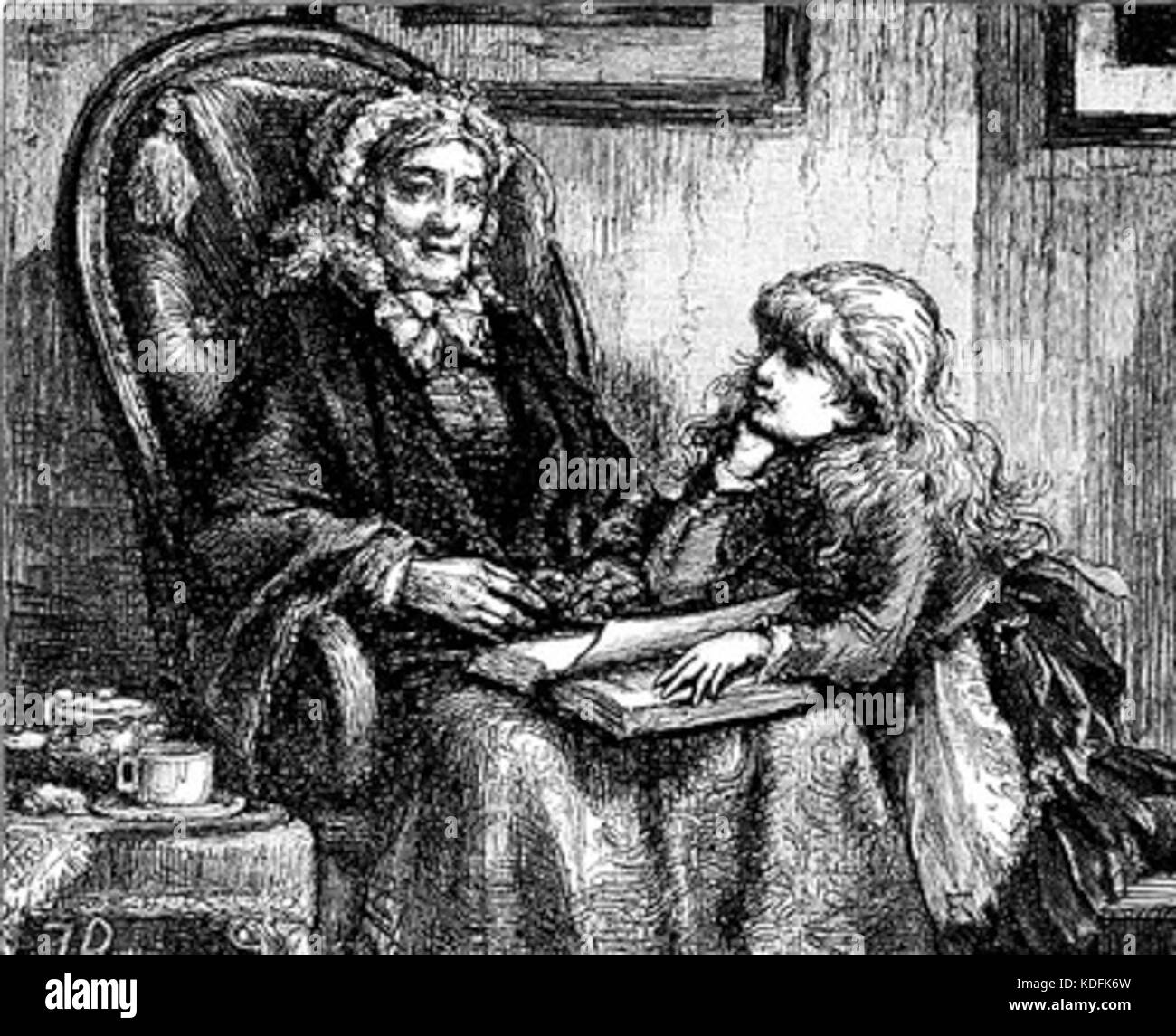 Family grandma Black and White Stock Photos & Images - Alamy
