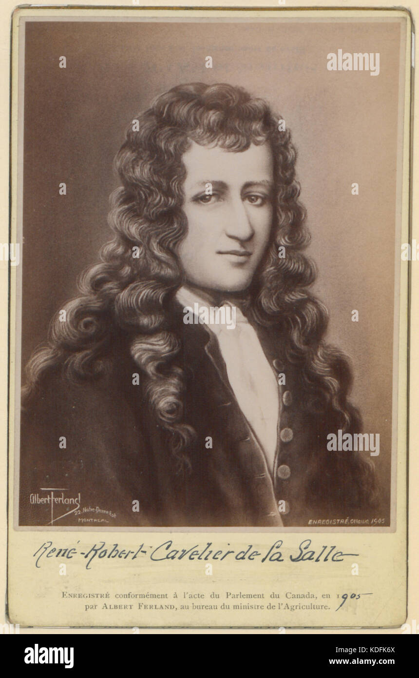 Rene Robert Cavelier de la Salle (HS85 10 16601 Stock Photo - Alamy