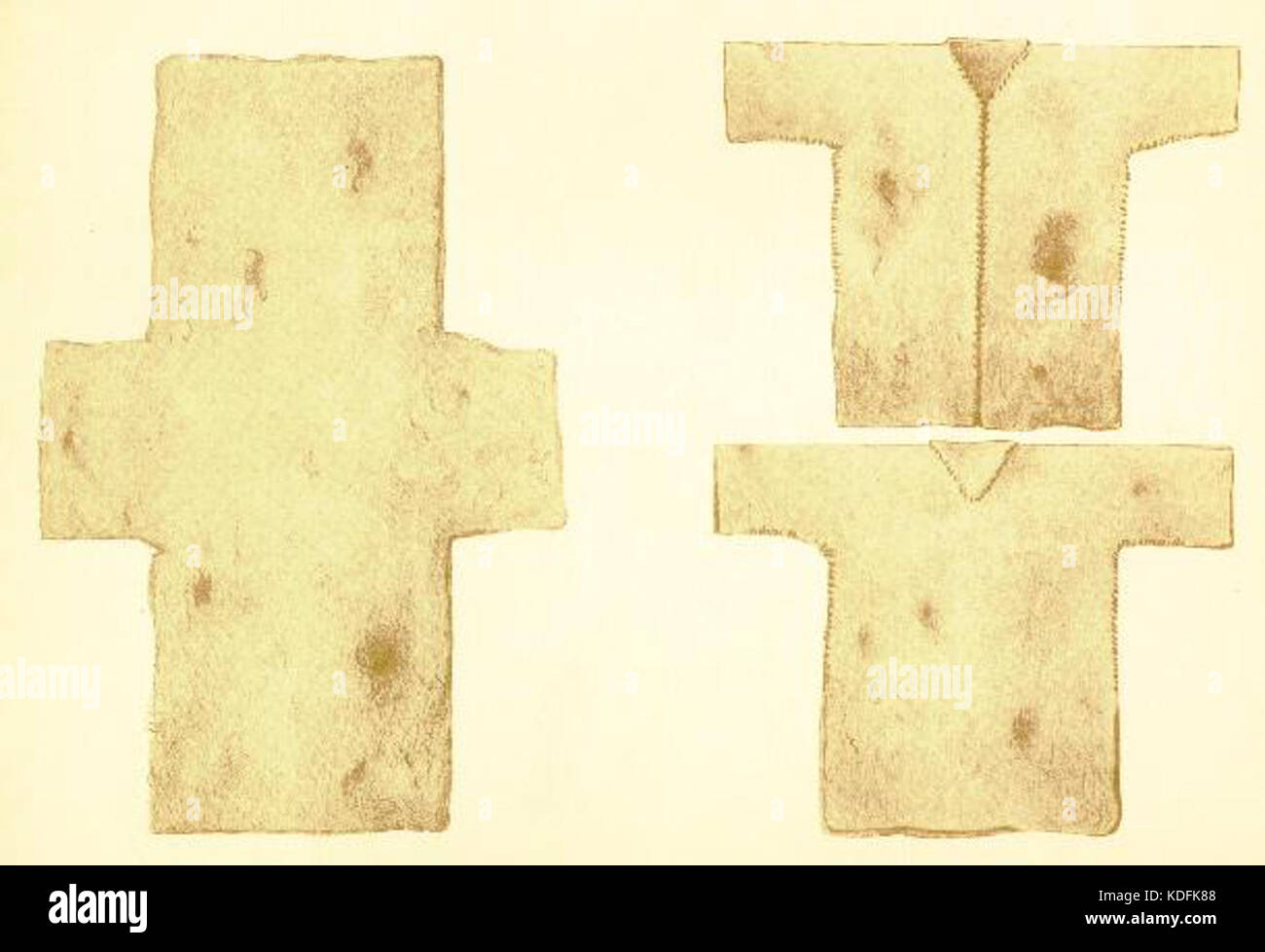 Primitive mantle called tchopus Stock Photo - Alamy