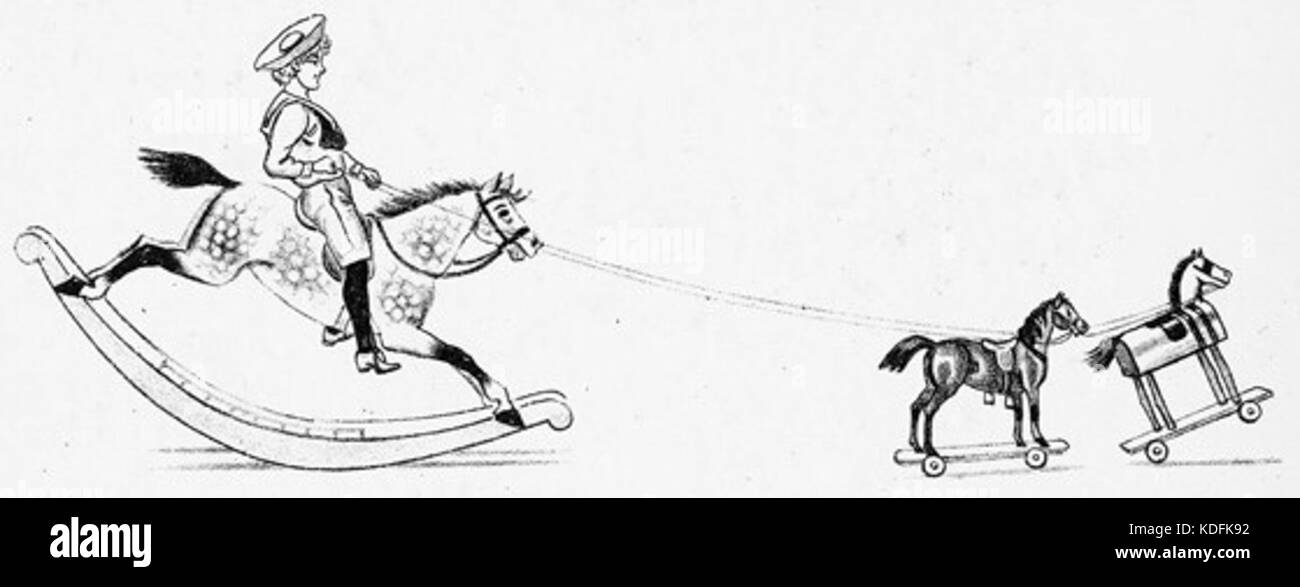 Rocking Horse Adventure Stock Photo - Alamy