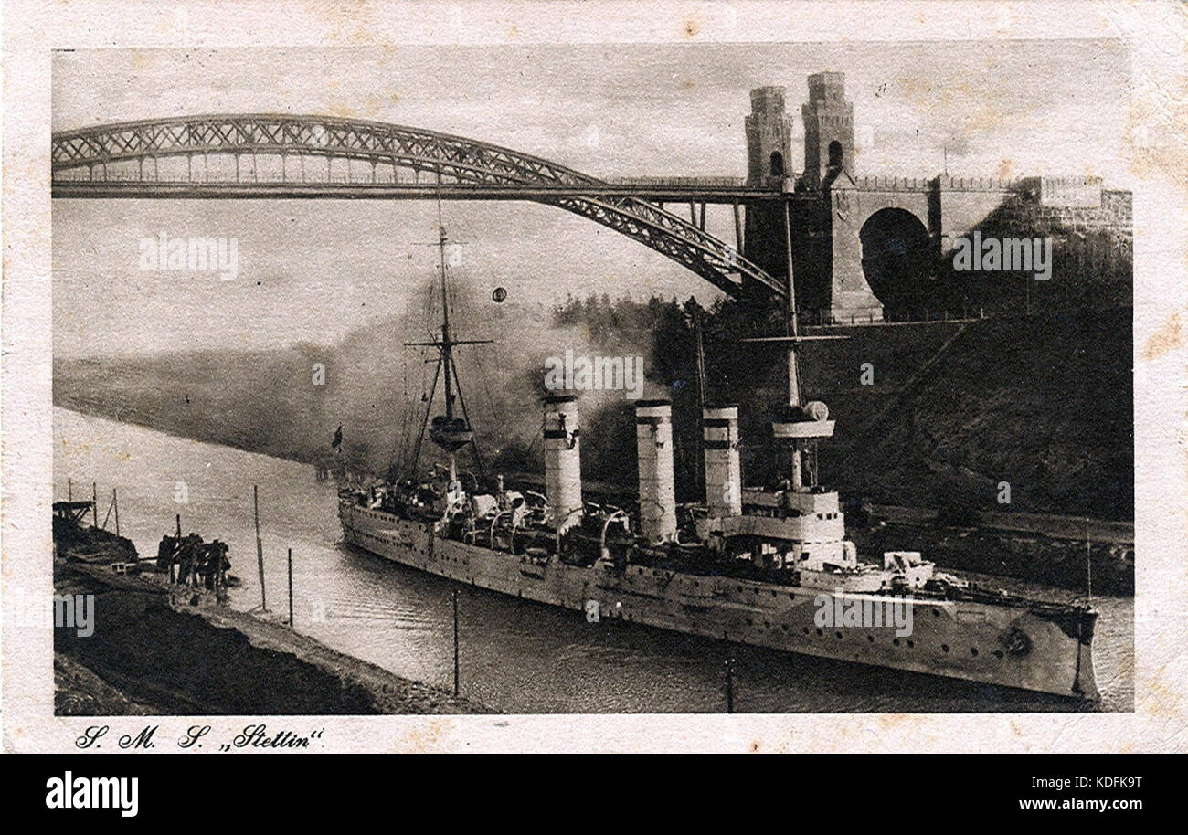 German cruiser stettin hi-res stock photography and images - Alamy