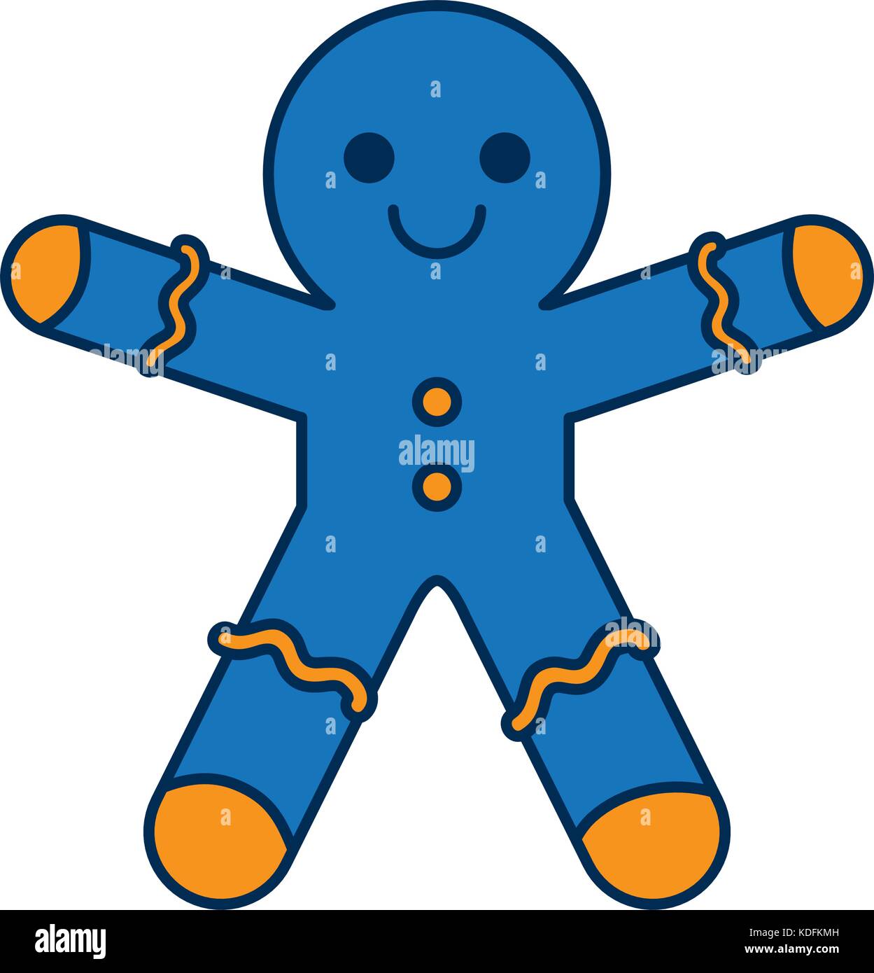 gingerbread man cookie icon Stock Vector Image & Art - Alamy