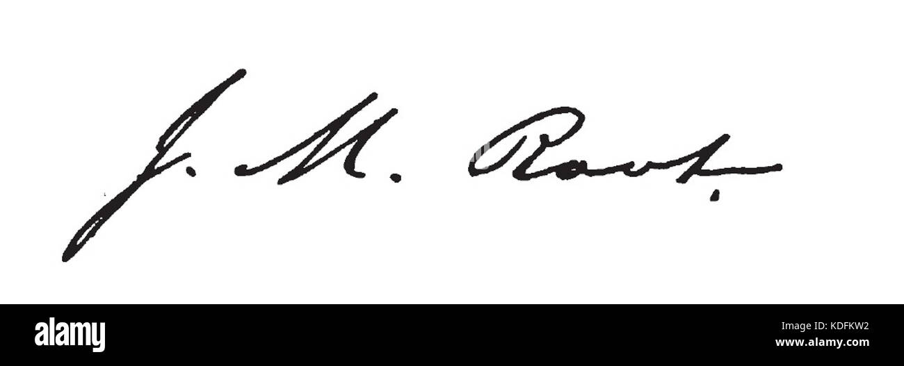 Joseph M. Root signature Stock Photo - Alamy