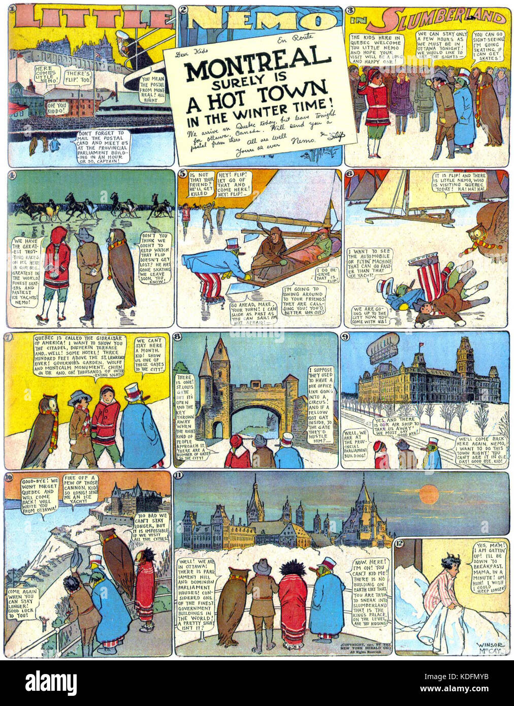 Little Nemo 1911 01 29 Stock Photo - Alamy